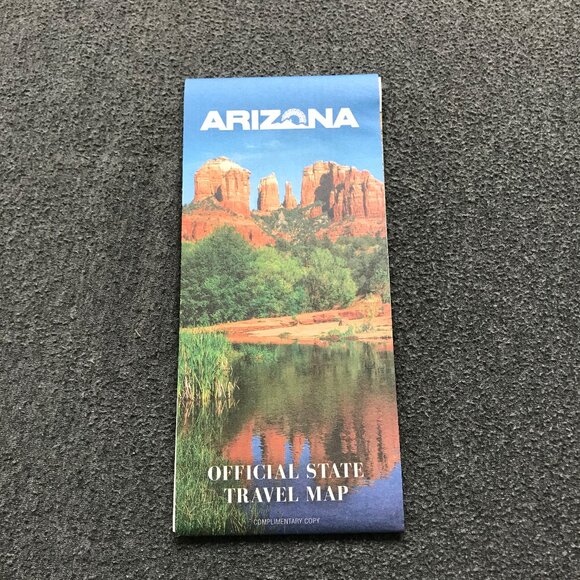 Other | Arizona Official State Highway Map 224 Road Travel Poster Grand ...